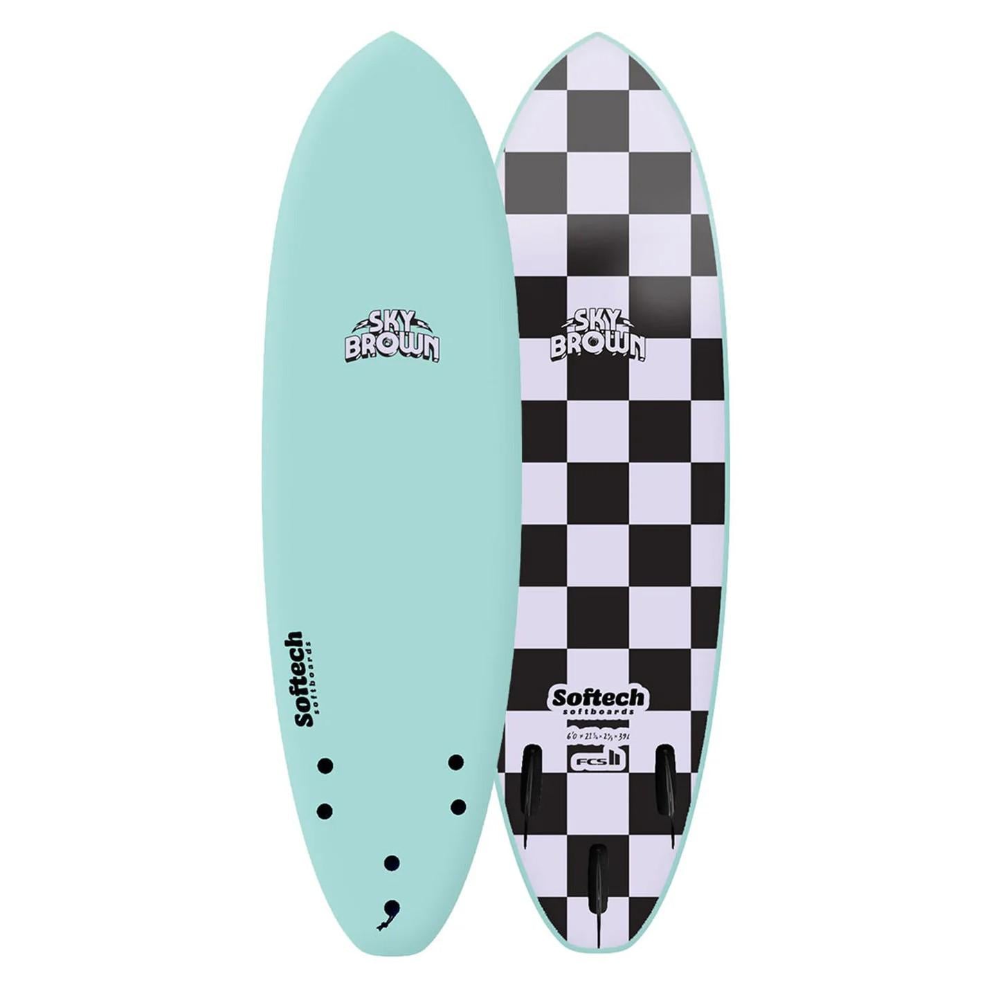 Softech Sky Brown Softboard 6'0 Seafoam – Gorge Performance