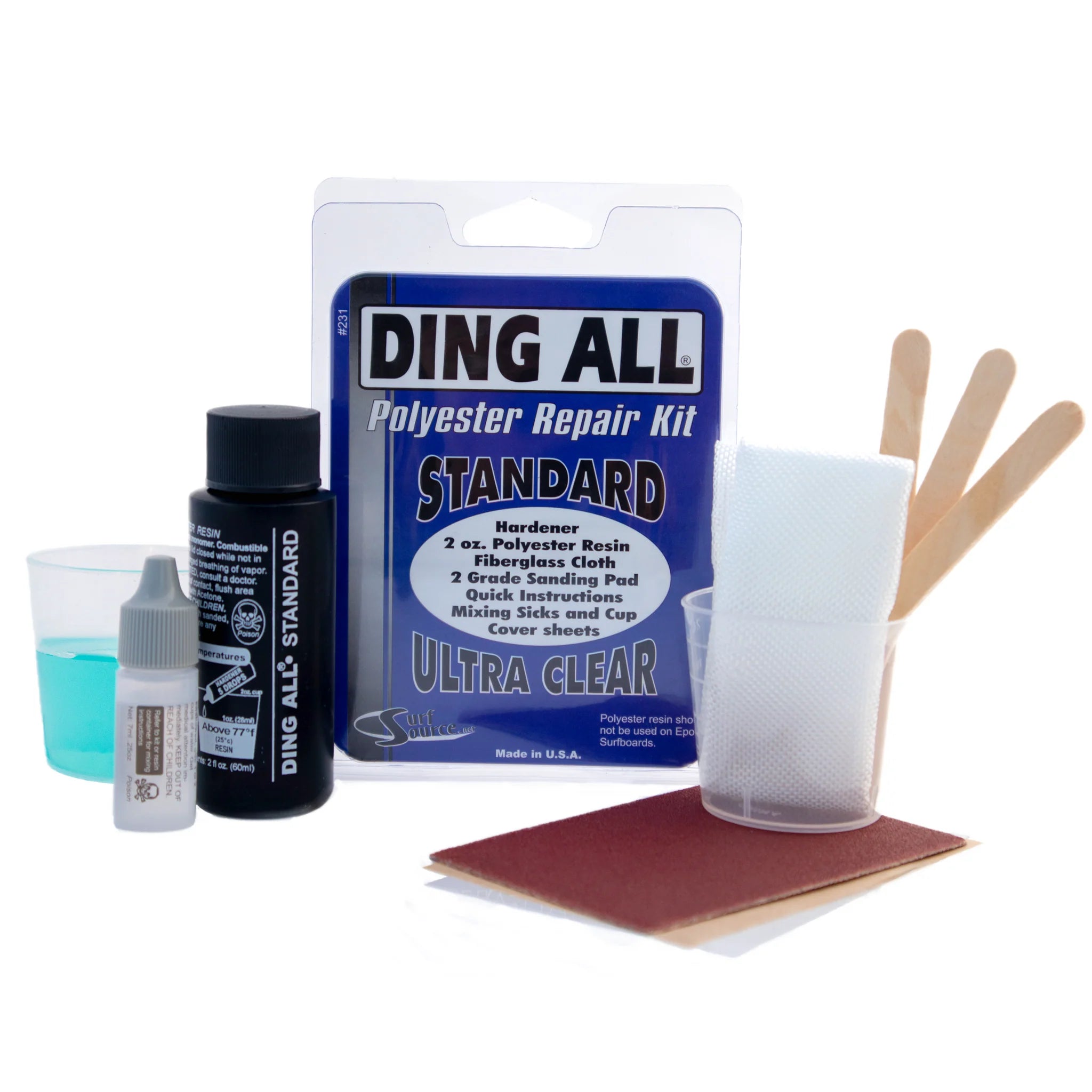 Ding All Standard Polyester Repair Kit – Gorge Performance