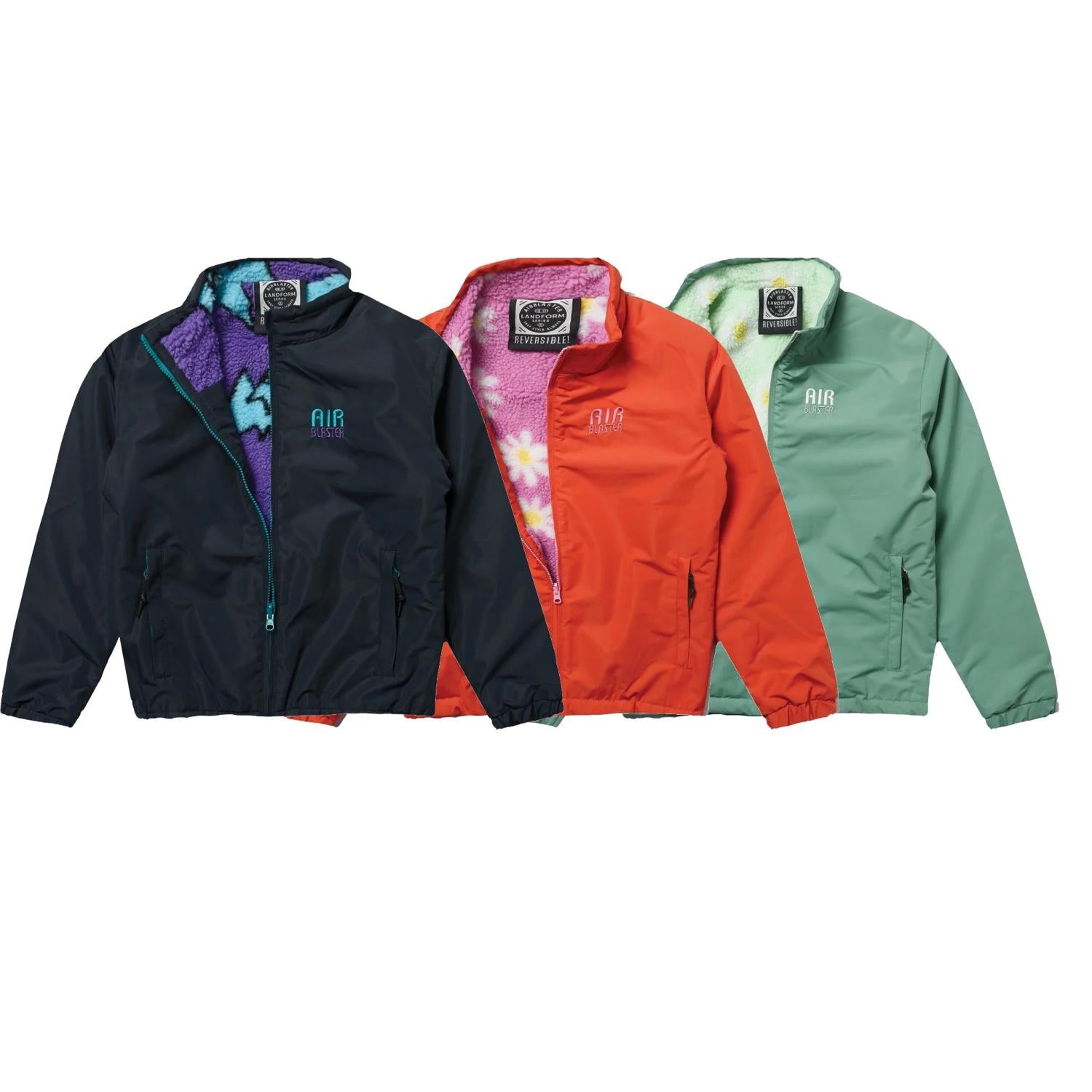 Airblaster Double Puff Jacket XS Black Terry Purps,Airblaster Double ...