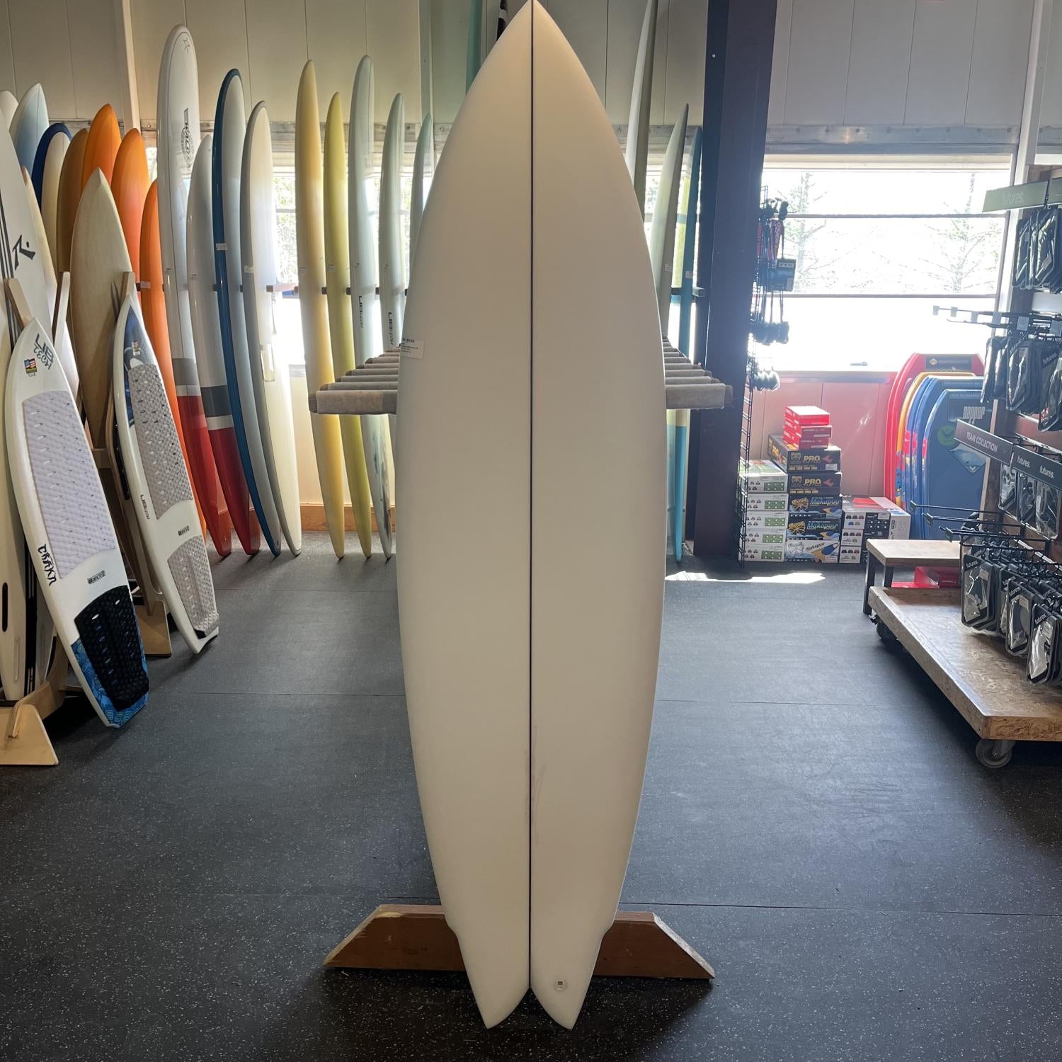 Christenson Wolverine 6'4 Twin Fin Futures - Clear – Gorge Performance