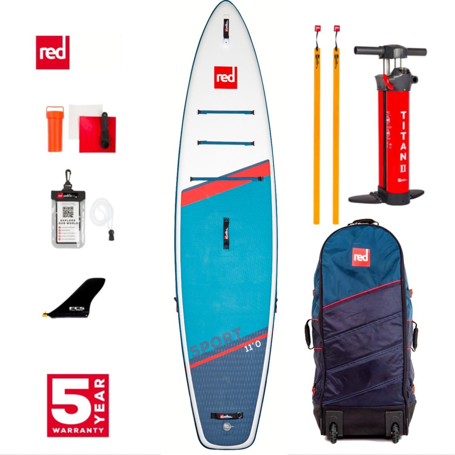 Red Paddle Co. Sport MSL 11'0 x 30 Inflatable SUP – Gorge Performance