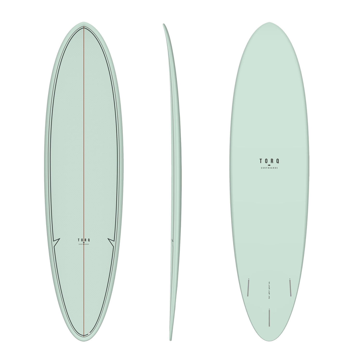 Torq 7'2'' Fun Classic Palm Pattern Surfboard - Perfect Ride for All ...
