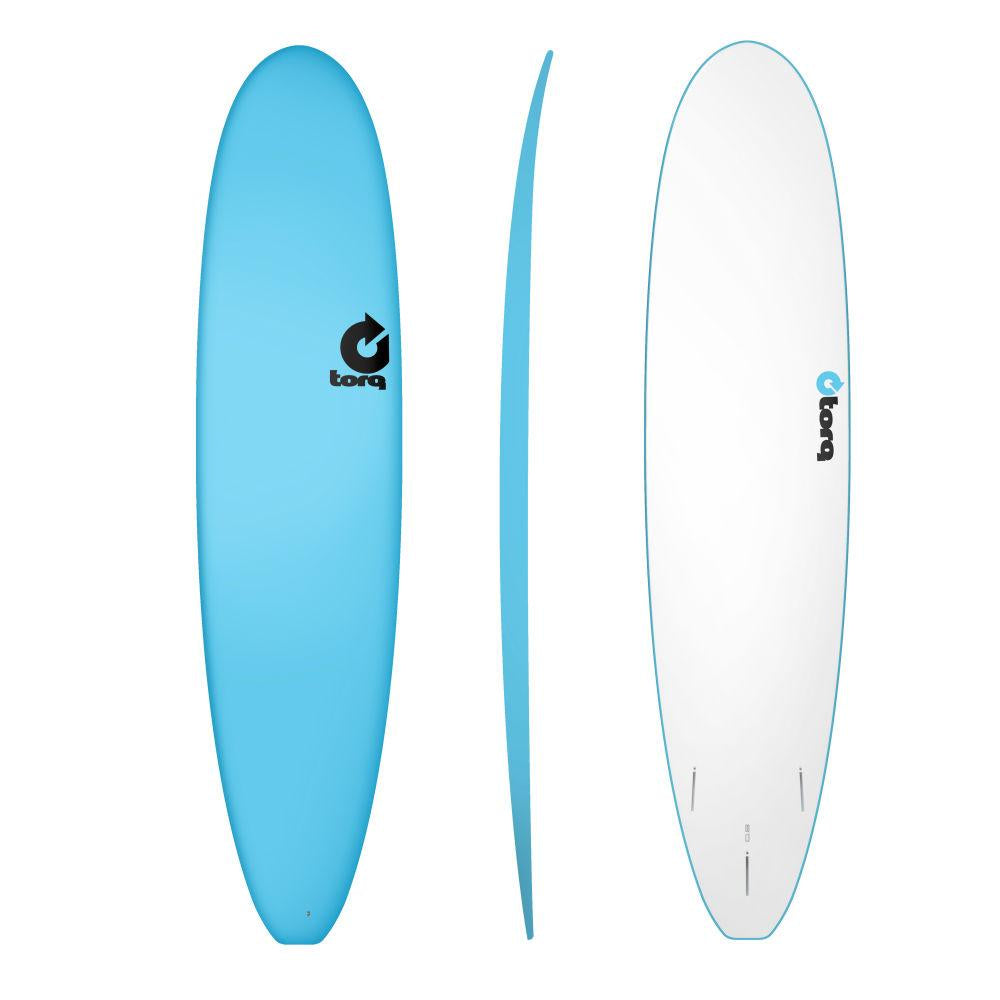 Torq 7'6 Blue Long Soft Deck Surfboard - Perfect for Beginners & Pros ...